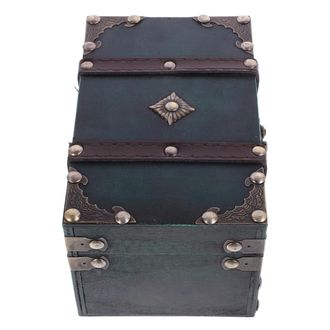 Milisten Holz Schmuck Aufbewahrungsbox Schnalle Latch Vintage Stil Für Schlafsaal Wohnkultur