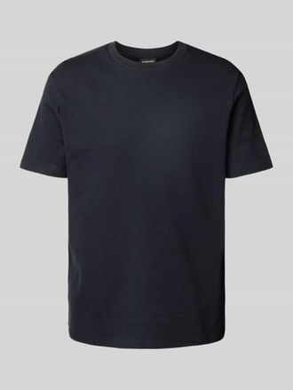 Strellson T-Shirt mit geripptem Rundhalsausschnitt Modell Fisher