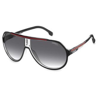 Carrera Homme, Accessoires, Noir, Taille: 64 MM Lunettes de Soleil Noires Rouge/Grises