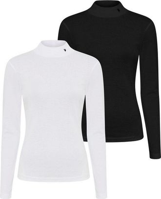Bruno Banani Rollkragenshirt (Packung, 2-tlg) perfektes Basic mit Rollkragen - NEUE KOLLEKTION