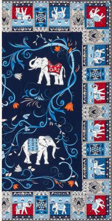 Roeckl Seidentuch Lucky Elephant rot