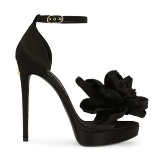 Dolce & Gabbana Keira 105mm Sandalen - - Shoes - Damen - Schwarzk - 37 1/2 EU