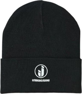 Iceberg Wollmischung Strickm&uuml;tze - - Accessories - Herren - Schwarzk - ONE SIZE