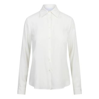 Dondup Hemd aus Cr&ecirc;pe de Chine - - Blouses & Shirts - Damen - Wei&szlig; - XL