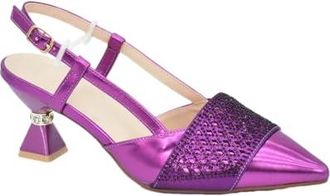 Generic Ensemble de chaussures et sacs assortis pour femme avec strass, Une paire de chaussures violettes, 41.5 EU