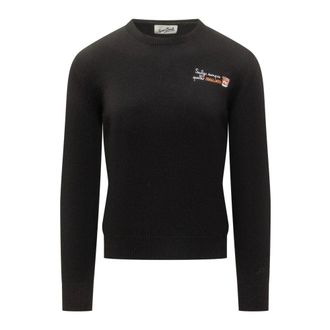 MC2 Saint Barth Femme, Pulls, Noir, Taille: 36 FR New Queen Sweater