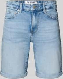 Only & Sons Regular Fit Jeansshorts aus Baumwoll-Mix Modell