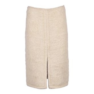 Dries Van Noten Femme, Jupes, Beige, Taille: 42 FR Longuette Skirt
