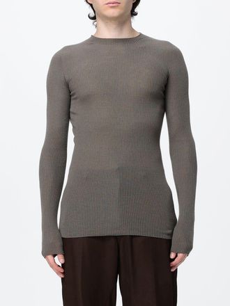 Rick Owens Slim Fit Rundhalspullover aus reiner Merinowolle mit langen &Auml;rmeln