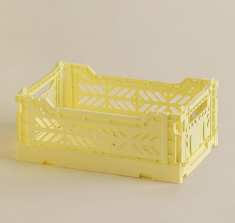 Sklum Faltbare und stapelbare Kunststoffbox Doli Gelb 26 cm