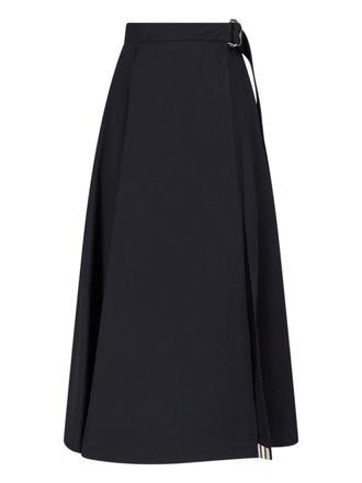 Burberry Maxi Wool Skirt