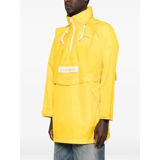 Napapijri Lightweight Nylon Windbreaker Jacket - Yellow