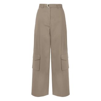 Bomboogie Femme, Pantalons, Brun, Taille: 34 FR Cargo Palazzo Pants