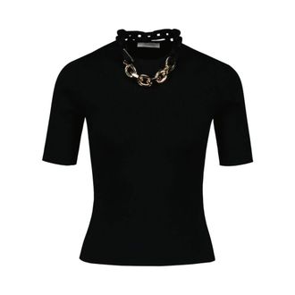 Paco Rabanne Cardigan - Rabanne - Baumwolle - Schwarz - - Tops - Damen - Schwarzk - M