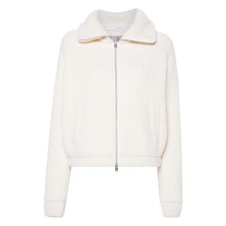 Herno Stilvoller wei&szlig;er Cardigan - - Knitwear - Damen - Wei&szlig; - XL