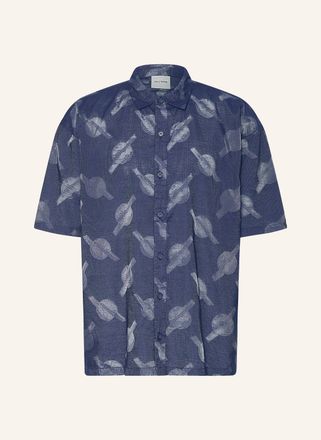 Daily Paper Clothing Daily Paper Kurzarm-Hemd Salim Relaxed Fit blau