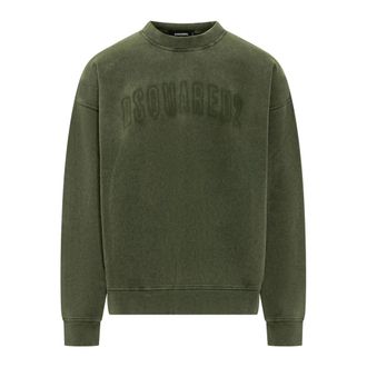 Dsquared2 Herren, Sweatshirts & Hoodies, Gr&uuml;n, XLGr&ouml;&szlig;e