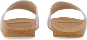adidas Slip-On Cork Sole Sandal - Pink