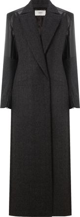 Coperni Manteau en laine m&eacute;lang&eacute;