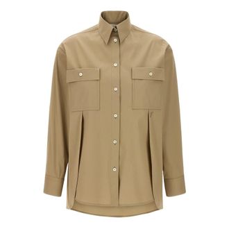 Ferragamo Pannelli Shirt - - Blouses & Shirts - Damen - Beige - 2XS