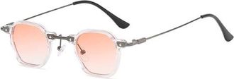 Generic Lunettes De Soleil Vacances &Agrave; Petite Monture For Hommes Et Femmes, For Le Sport En Plein Air La Conduite(Pink)