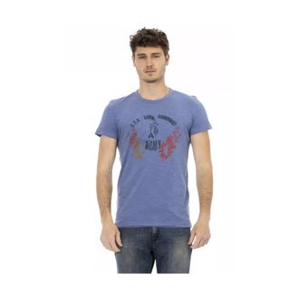 Trussardi Homme, Tops, Bleu, Taille: 2XL Action T-Shirt