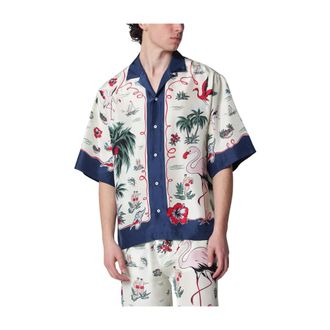 Dsquared2 Homme, Chemises, Multicolore, Taille: L Aloha Souvenir Shirt