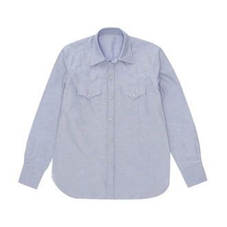 Fortela Tex Westernhemd - - Shirts - Herren - Blau - S