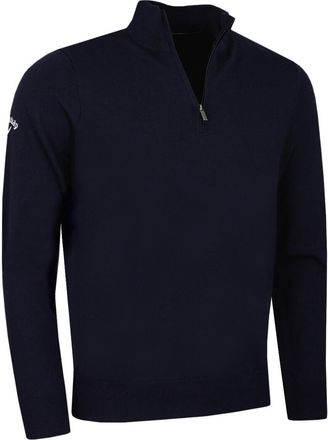 Callaway Herren 1/4 Zipped Merino Sweater m&auml;dchen Pullover, Blau (Azul Navy 401), XX-Large