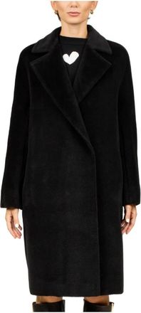 Max Mara Femme, Manteaux, Noir, Taille: 46 FR Sidney Coat