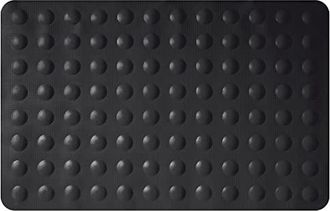 Gelco Design Design 707222 Badematte, rutschfest, 35 x 53 cm, Schwarz/Sweet Black