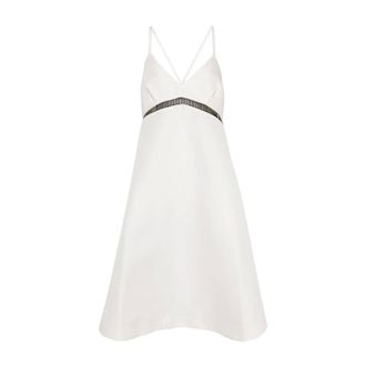 sacai Damen, Kleider, Wei&szlig;, MGr&ouml;&szlig;e