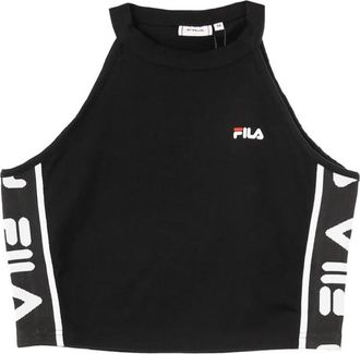 Fila Schwarzes Crop Top - Streetwear Stil - - Tops - Damen - Schwarzk - XS
