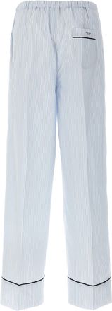 Prada Womens Blue Cotton Casual Pants