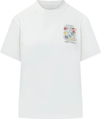 Casablanca Femme, Tops, Blanc, Taille: 40 FR Classic Tee