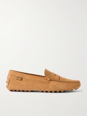 Tod's Mocassins En Daim Gommino - Marron