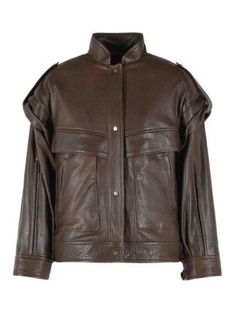 Salvatore Santoro Bomber - Marron