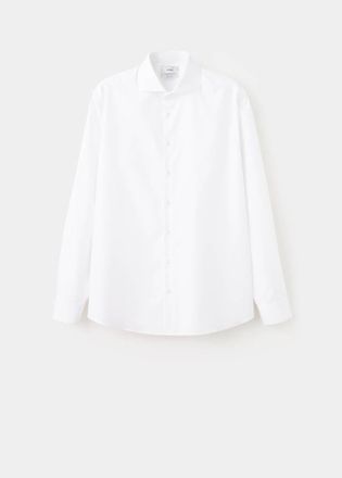 Mango Chemise de costume 100 % coton regular fit blanc - Homme - XXL - MANGO MAN