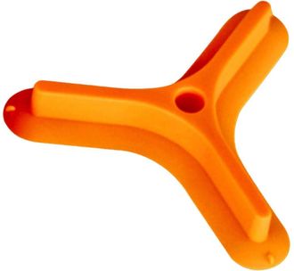 Cabilock 1stück Lebensmitteltrenner Aus Lebensmittelechtem Silikon Praktischer Fächer Essensspender Mit Saugnapf Orange Für Zuhause Und Unterwegs