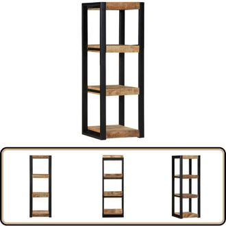 vidaXL vidaXL Wandregal 35x35x100 cm Raues Massivholz Mango