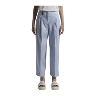 PESERICO Pantalon P04579D - - Trousers - Damen - Blau - 2XL