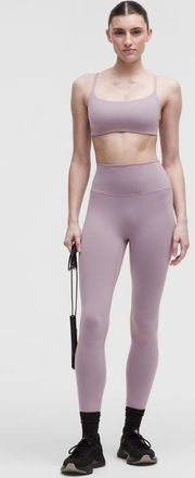 lululemon Legging Wunder Train No Line taille haute pour Femmes - 64 cm - Violet/Pastel - Taille 10