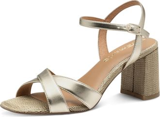 Tamaris Sandalette Damen Vegan Elegant metallic,EU 38