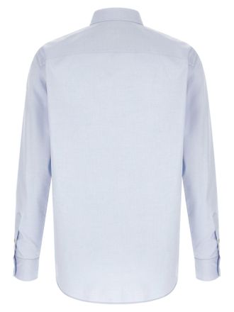 Valentino Garavani Butterfly-Embroidered Oxford Shirt - Light Blue