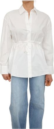 Liu Jo Femme, Blouses et Chemises, Blanc, Taille: 44 FR Camicia