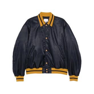 Rhude Logo-patch Striped-trim Jacket - - Jackets - Herren - Blau - M