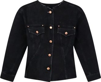 3x1 Denimjacke - - Jackets - Damen - Schwarzk - S