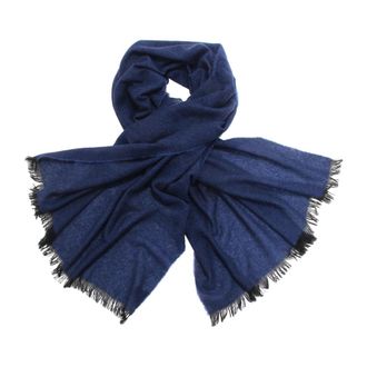Rosi Collection Ortisei Kaschmirschal - - Accessories - Herren - Blau - ONE SIZE