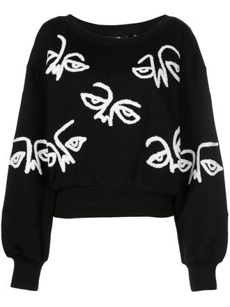 Haculla sweat à imprimé graphique - Noir