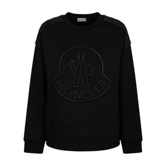 Moncler Sweatshirt - - Sweatshirts & Hoodies - Damen - Schwarzk - XS